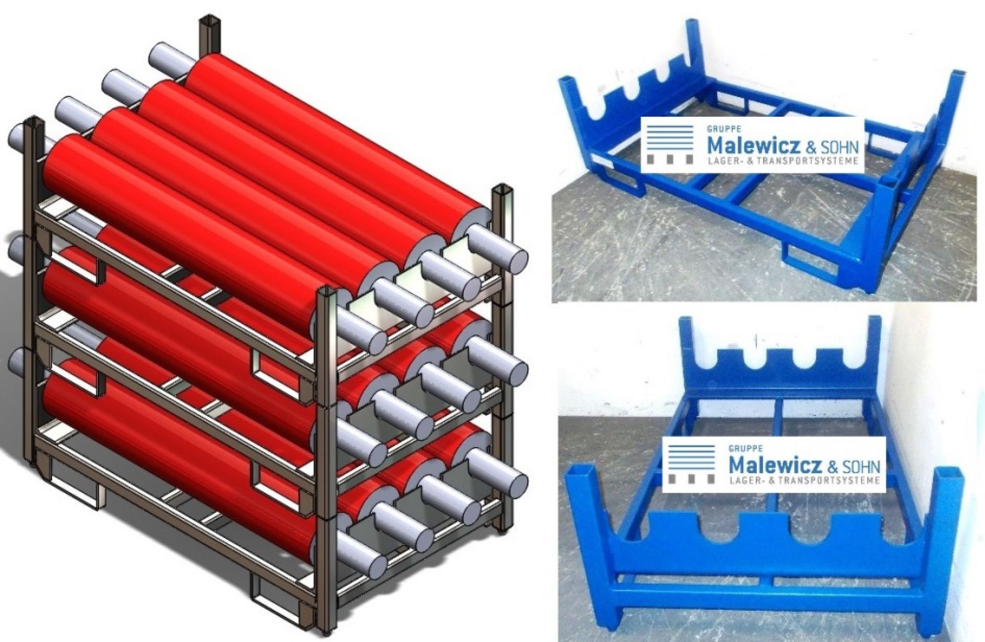 Transportgestelle - Behälter|Gestelle|Paletten|Ladungsträger|Gitterboxen