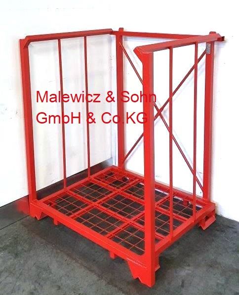 Lagergestell mit Gitterboden nestbar